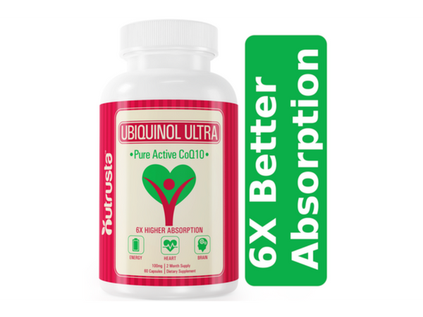 Nutrusta Ubiquinol Ultra - CoQ10 VESIsorb Kaneka 100mg, 60 Softgels